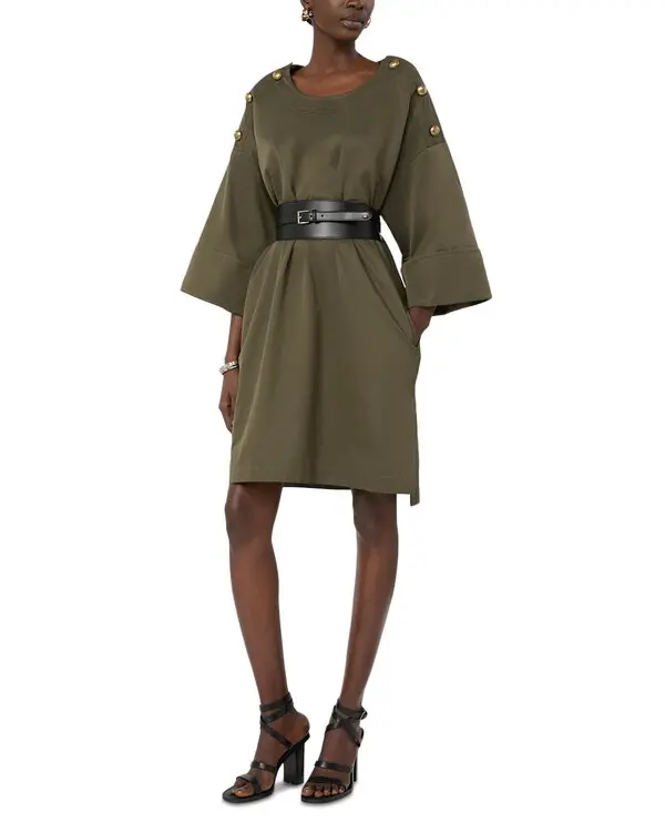 Max Mara Mxmmelodia Belted Cotton Dress