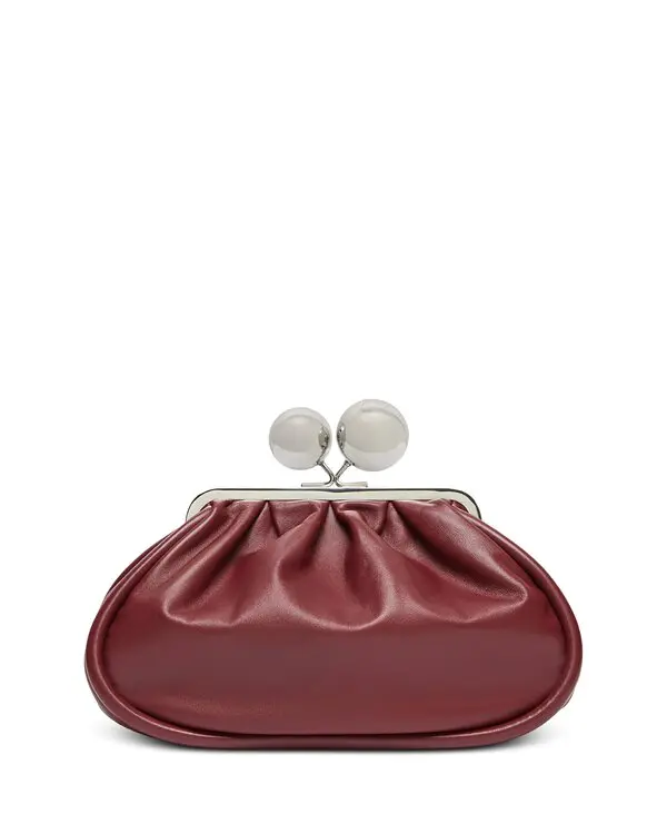 Max Mara Pasticcino Convertible Leather Crossbody