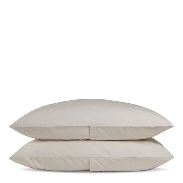 PARACHUTE Percale Side Open King Pillowcase, Pair - Bone