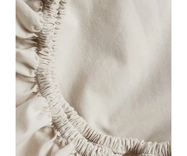 PARACHUTE Brushed Cotton Fitted Sheet, King - Bone