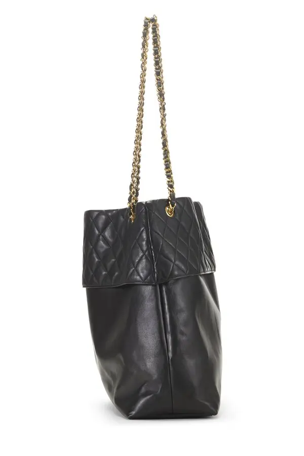 Chanel Calfskin 'cc' Charm Shopping Tote