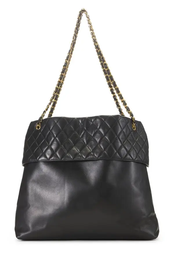 Chanel Calfskin 'cc' Charm Shopping Tote