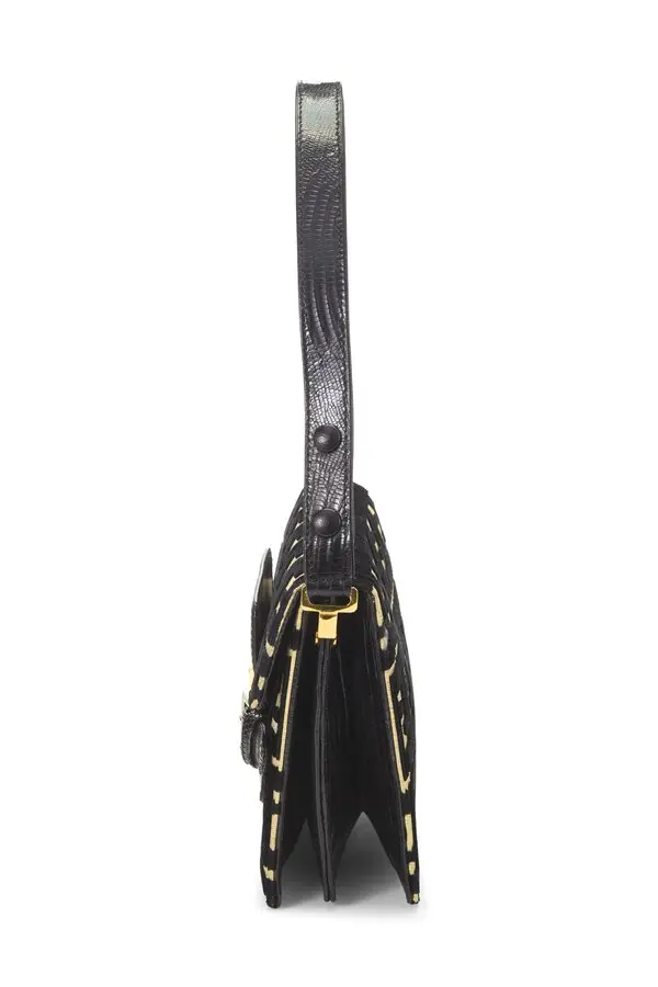 Fendi Velvet Zucca Flap Shoulder Bag