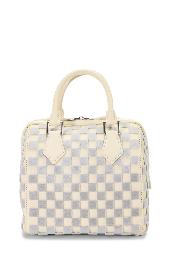 LOUIS VUITTON Cream Damier Cubic Speedy Cube