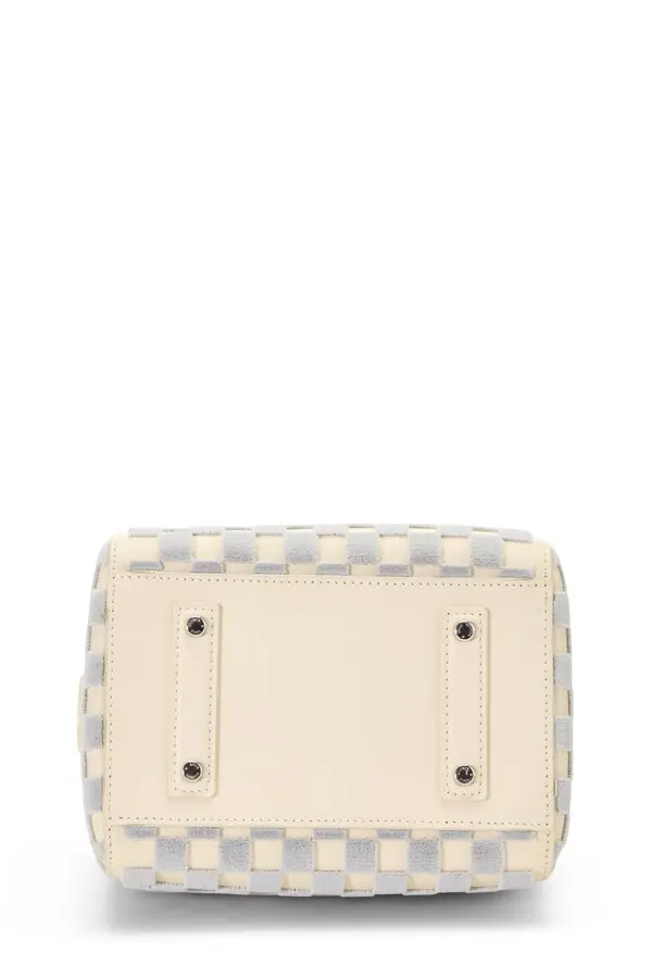 LOUIS VUITTON Cream Damier Cubic Speedy Cube