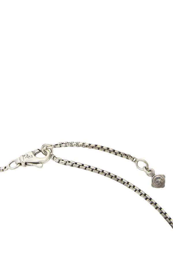 David Yurman Onyx Diamond Petite Albion Necklace
