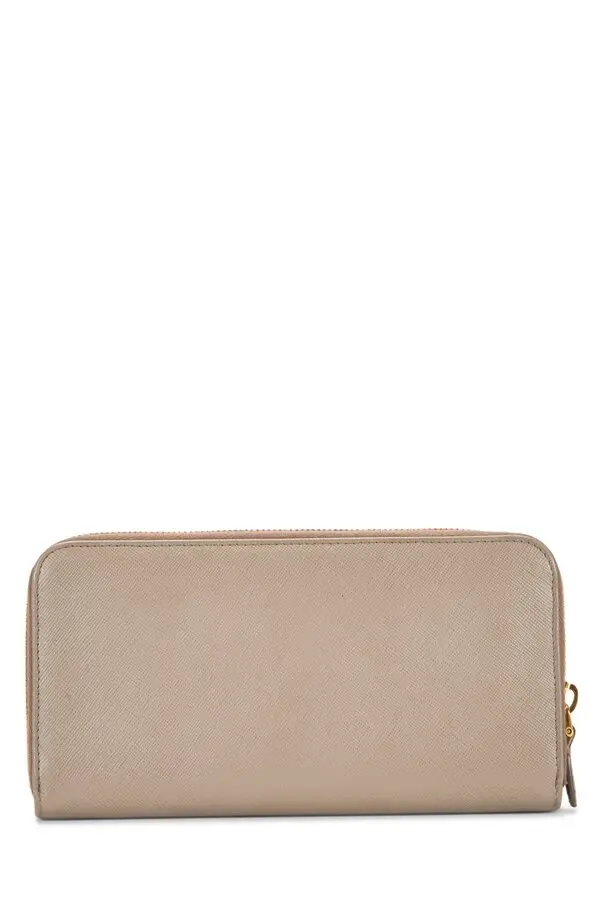 Prada Saffiano Zip Around Wallet