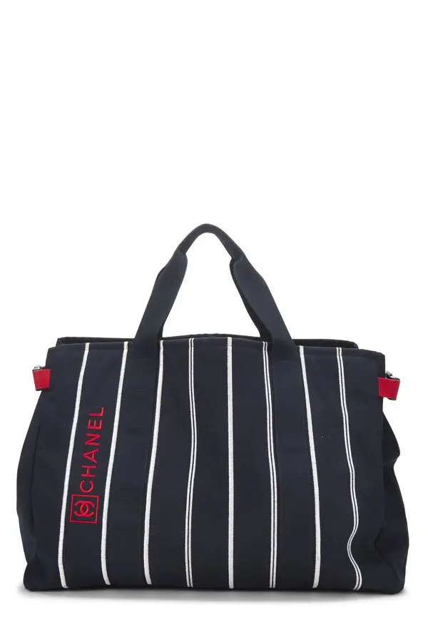 Chanel Canvas Tote - Navy