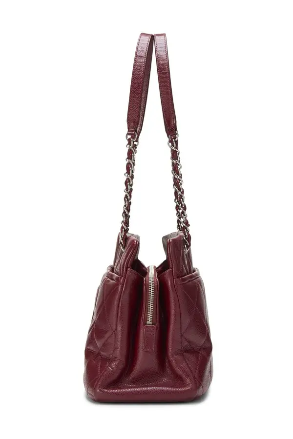 Chanel Burgundy Caviar Timeless 'cc' Tote