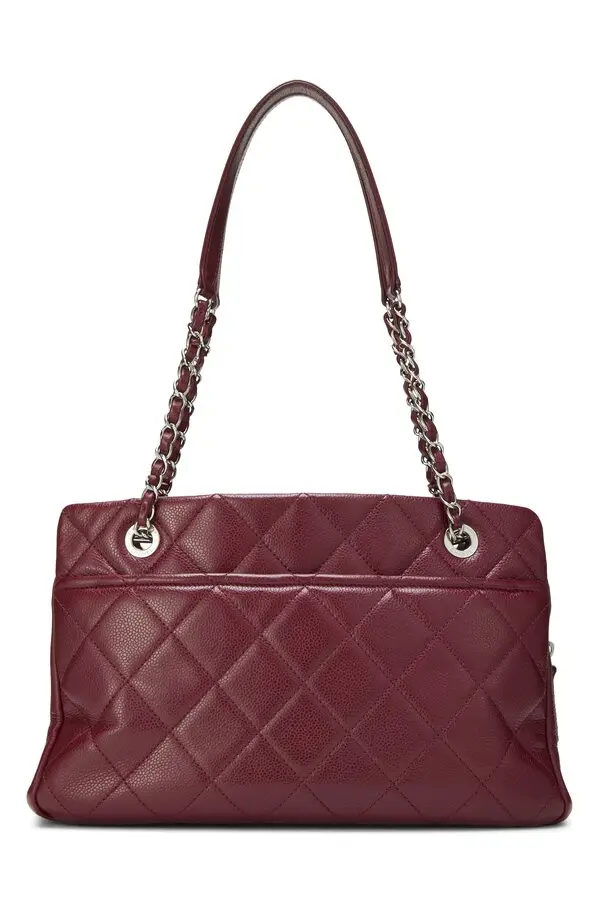 Chanel Burgundy Caviar Timeless 'cc' Tote