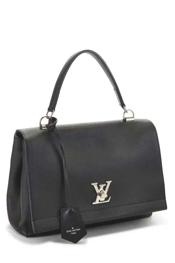 LOUIS VUITTON Leather Lockme