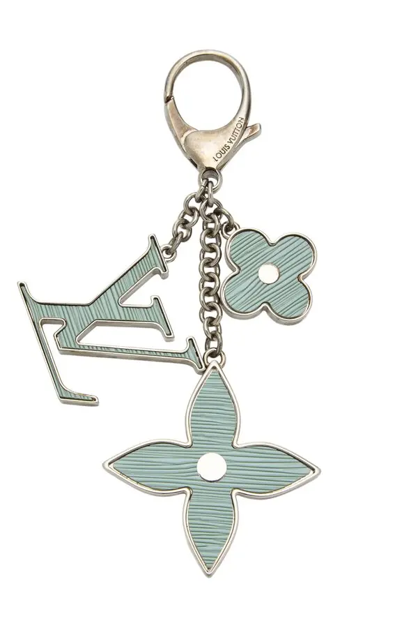 LOUIS VUITTON Silver Fleur D'epi Bag Charm