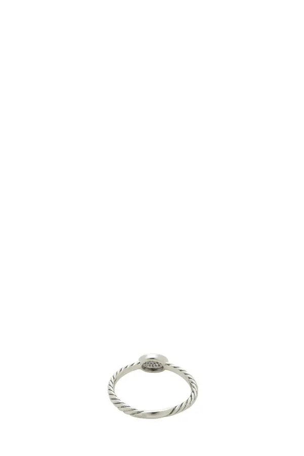 David Yurman Diamond Cable Oval Ring