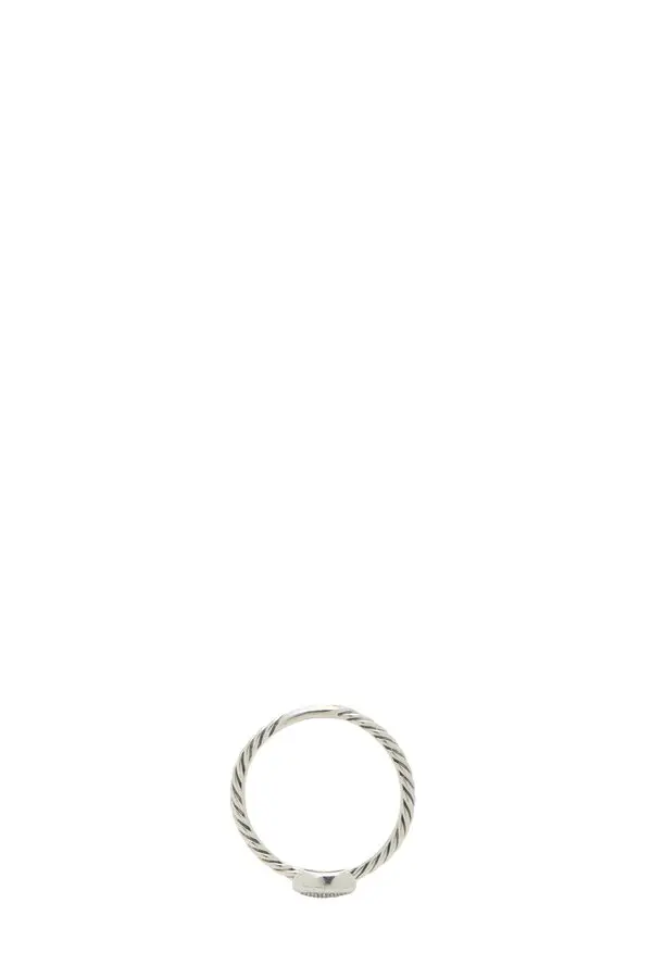 David Yurman Diamond Cable Oval Ring