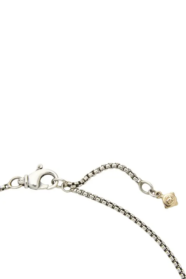 David Yurman Silver Box Chain Necklace 1.7mm