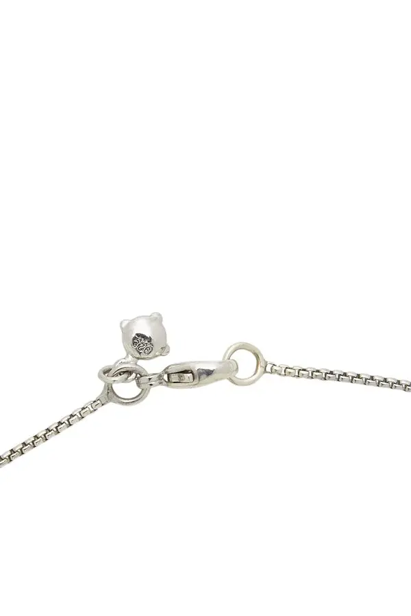 David Yurman Diamond Infinity Crossover Circle Pendant Necklace