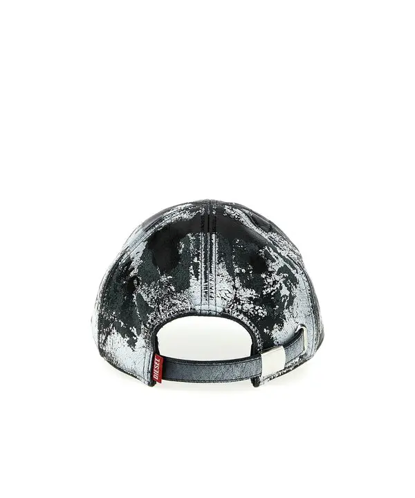 DIESEL® C-boyd Logo-printed Curved Peak Cap