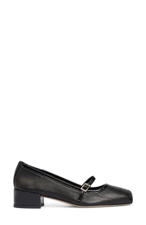 Bruno Magli Cesira Leather Mary Jane Pump - Black
