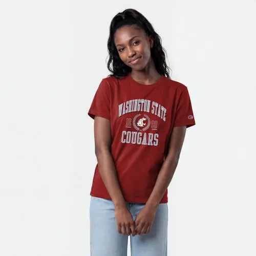 Champion Washington State Cougars Lifestyle T-shirt - Crimson