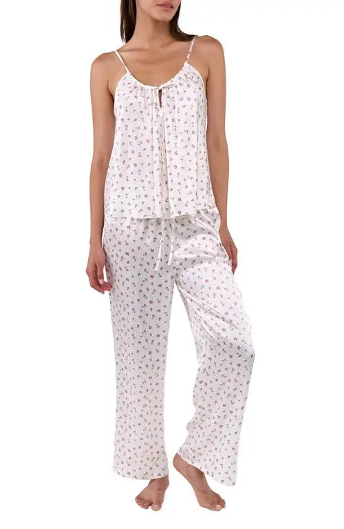 Flora Nikrooz Elsey Print Pajamas - Ivory
