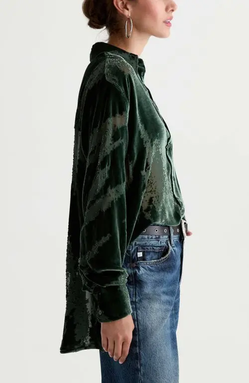 Ag Sawtelle Burnout Velvet Shirt