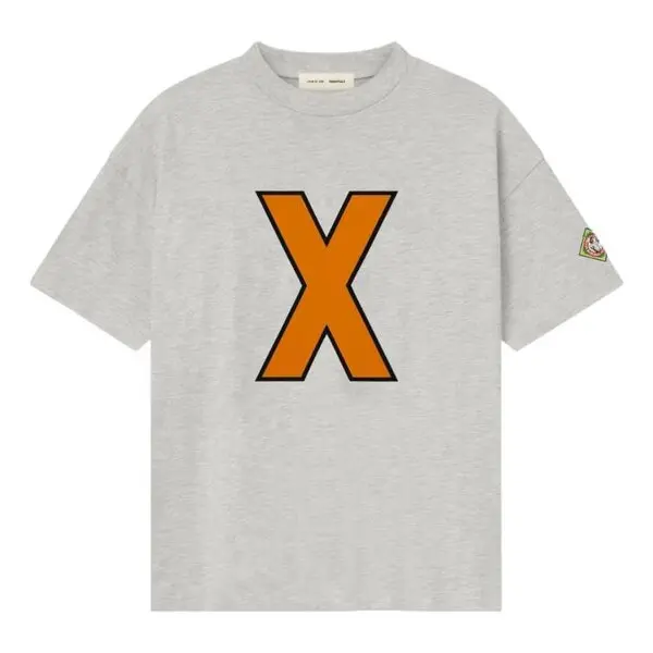 Fear Of God Cuban X-giants Tee 'light Heather - Grey/light Heather