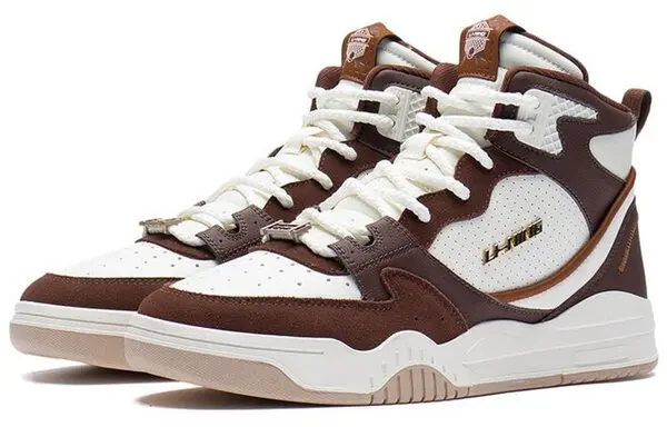 LI-NING Moon White High 'white Brown