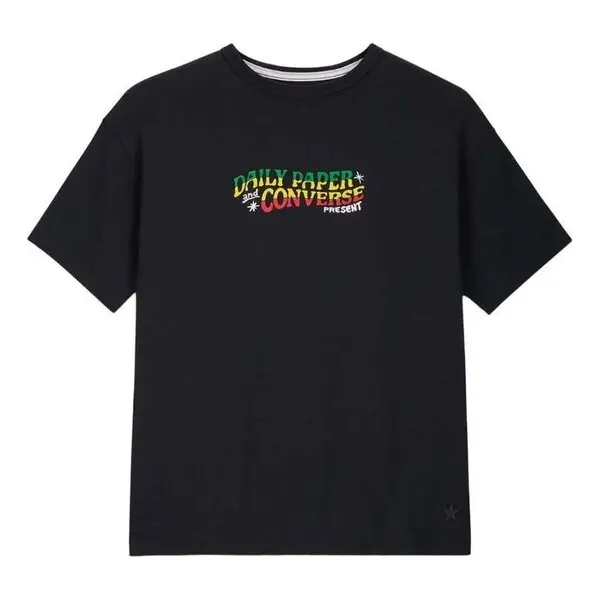 CONVERSE X Daily Paper Gold Standard T-shirt Asia Sizing - Black