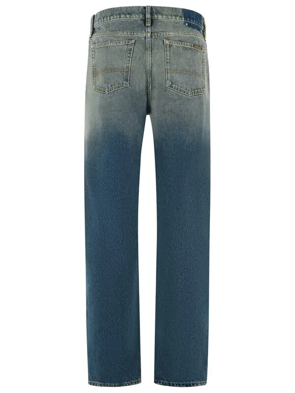 GOLDEN GOOSE Straight 'patrick' Cotton Jeans