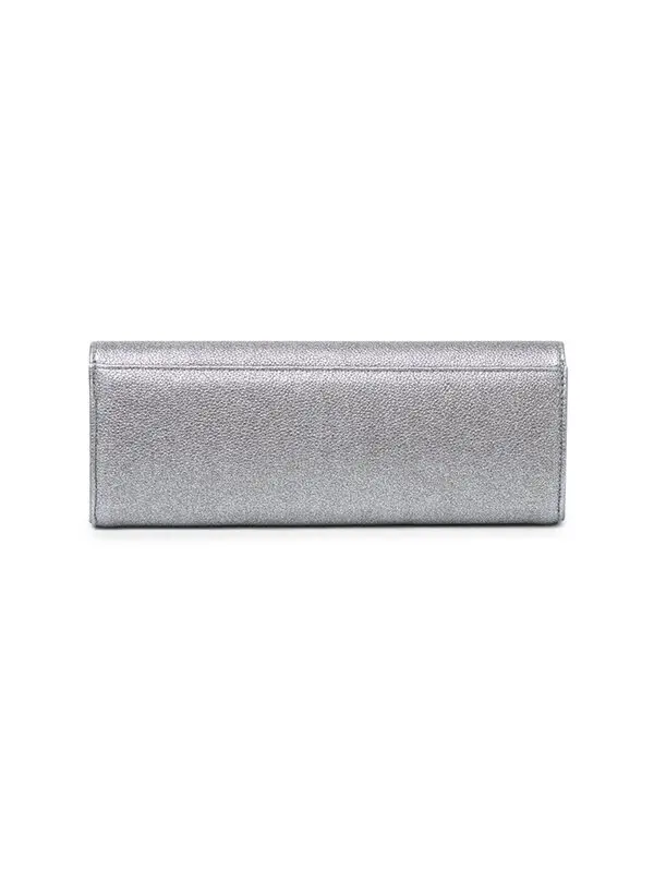 MICHELLE WILHITE Mini Robbie Metallic Flap Clutch