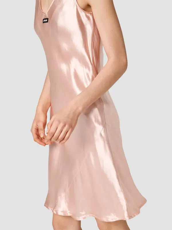 Miu Miu Satin Midi-dress