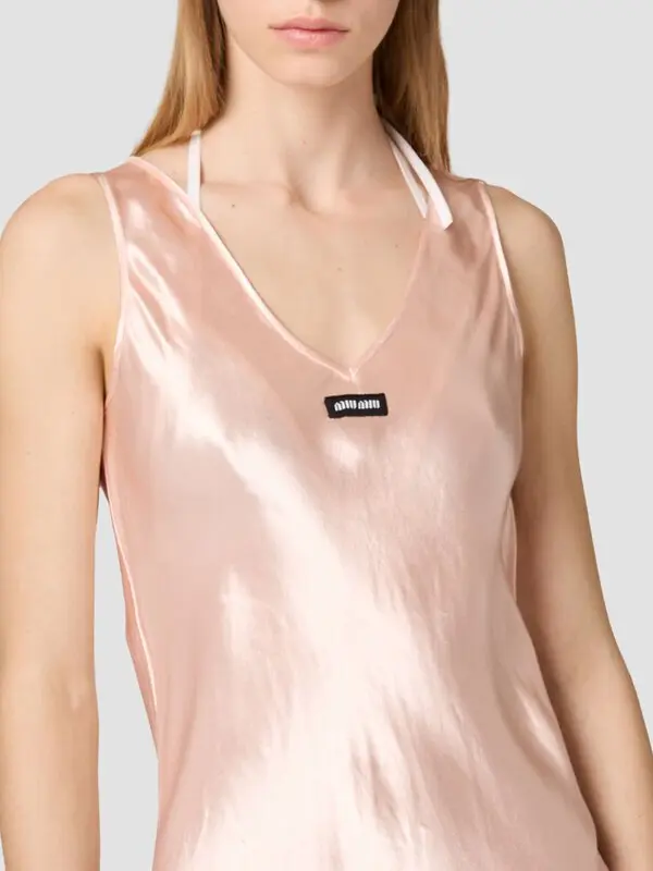 Miu Miu Satin Midi-dress