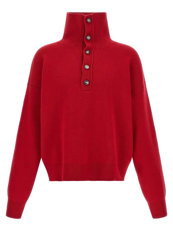 AMI Paris De Cœur' Sweater - Red