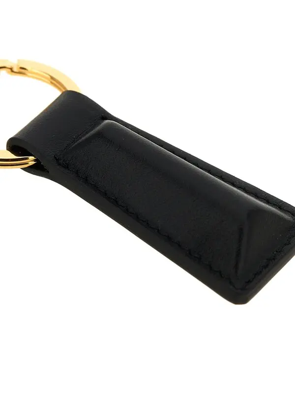 JIL SANDER Linea' Keyring - Black