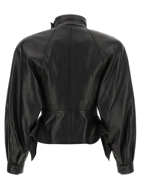 Balmain Iconica' Leather Jacket