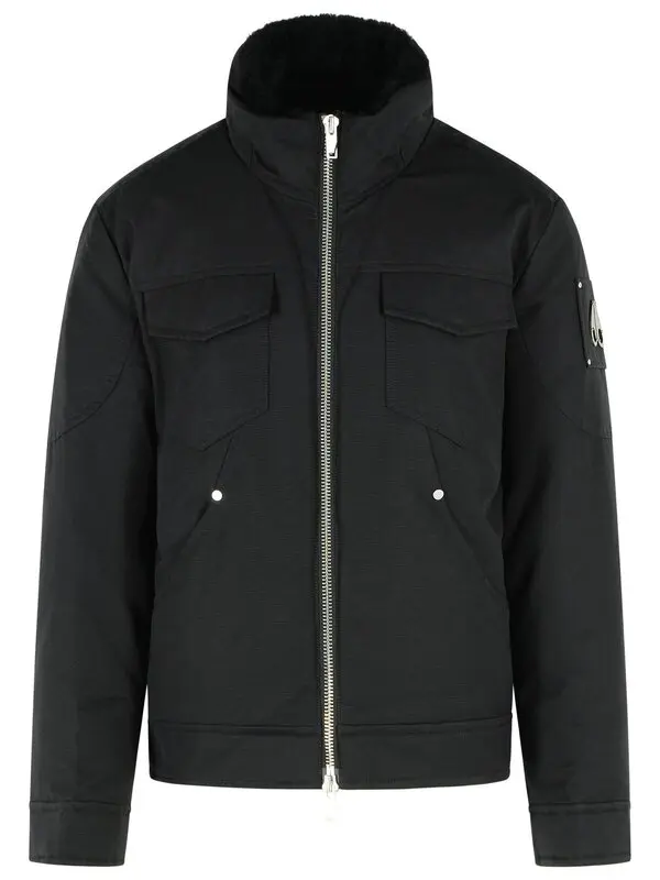 Moose Knuckles Falcon' Cotton Blend Jacket - Black
