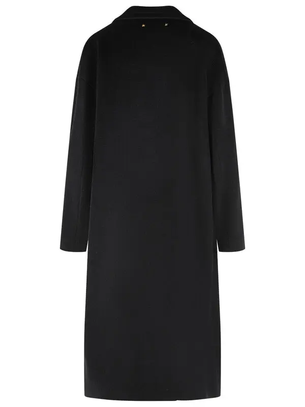 GOLDEN GOOSE Cocoon' Single-breasted Virgin Wool Blend Coat