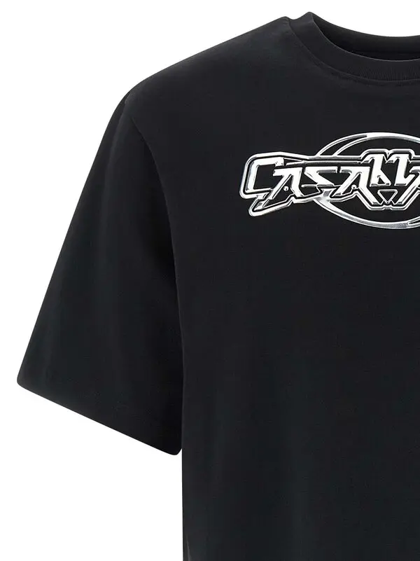 Casablanca Chrome' T-shirt - Black