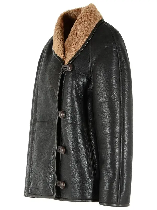 Isabel Marant Étoile Camber' Black Pele Sheepskin
