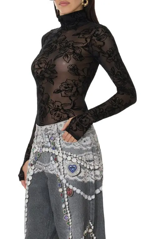 AFRM Zadie Mock Neck Top
