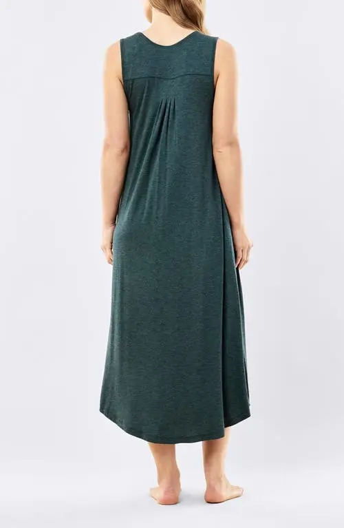 PAPINELLE Kate Pleat Front Maxi Nightgown