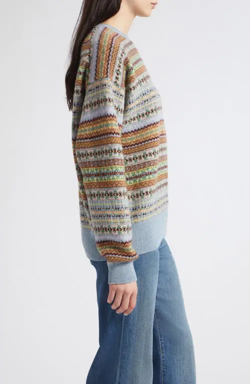 &daughter Lorne Oversized Fair Isle Crewneck Wool Sweater