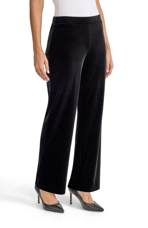 KASPER Stretch Wide Leg Pants
