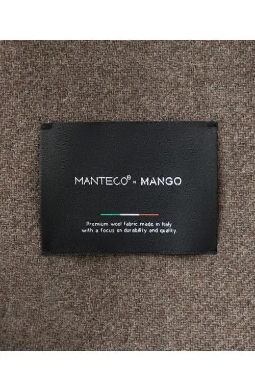 Mango Traviata Oversized Wool Blend Coat
