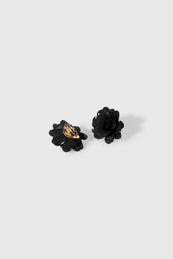 Victoria Beckham Bunched Petal Earrings