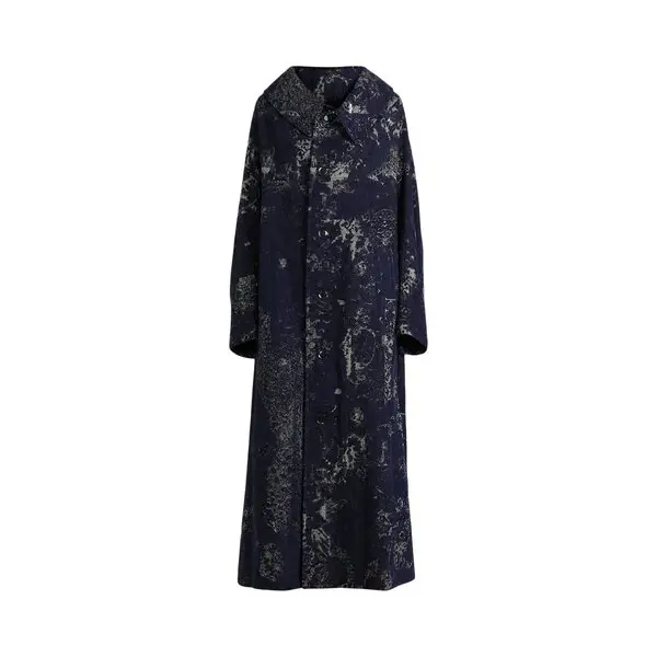 Y’s U-arranged Sleeve Coat 'navy - Tan