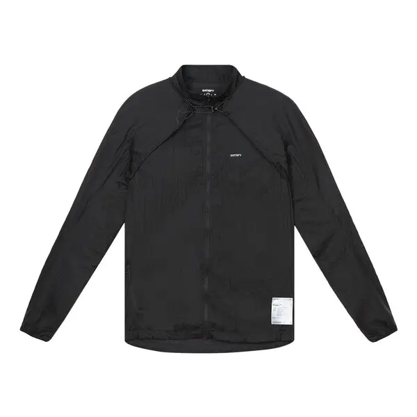 Satisfy Rippy Modular Windbreaker - Black