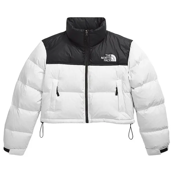 The North Face Nuptse Short Jacket 'dune/tnf - Black