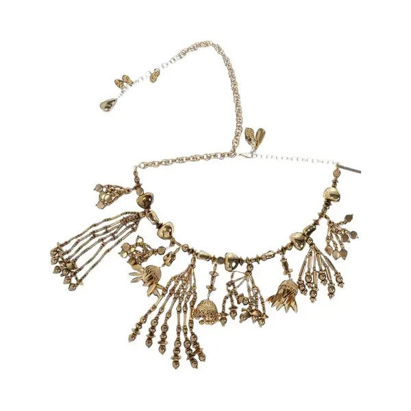 Dries Van Noten Necklace 'old Brass - Tan