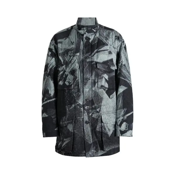 YOHJI YAMAMOTO POUR HOMME Monochrome Pt Padded Blouson - Grey